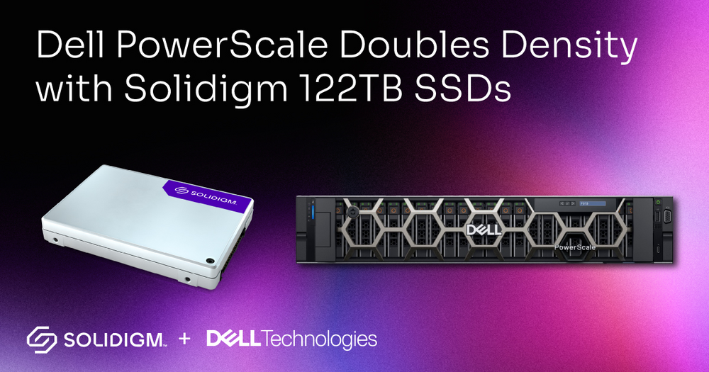 Dell Technologies Doubles Storage Density for AI Workloads with Assist from Solidigm™ 122TB SSDs ...